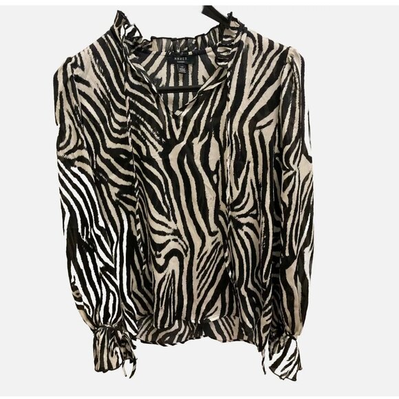 haver london | Tops | Haver London Zebra Blouse | Poshmark
